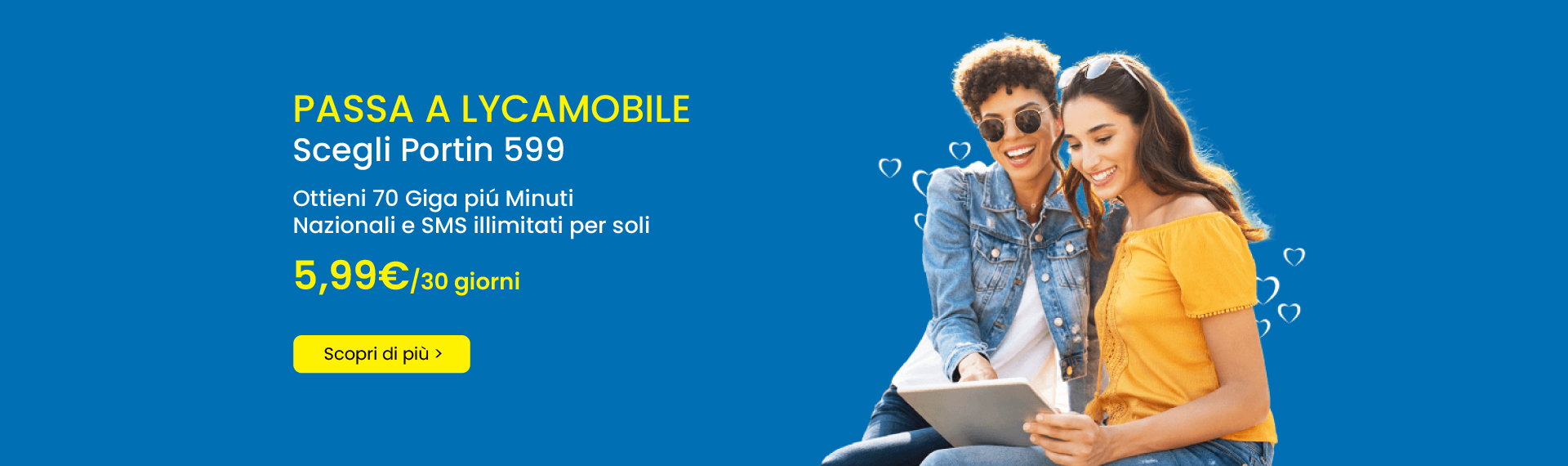 Carte SIM e offerte per la telefonia mobile - Lycamobile